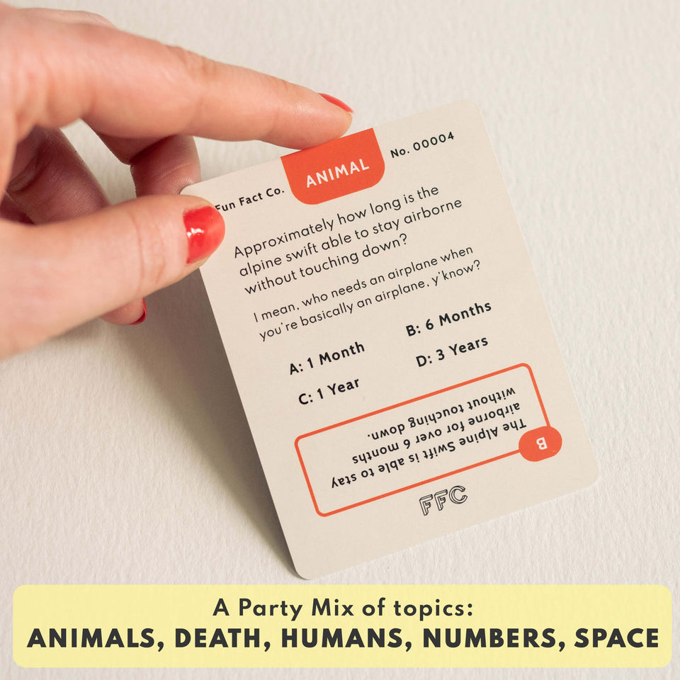 The Party Mix I: A Fun Fact Trivia Card Game | Fun Fact Co.