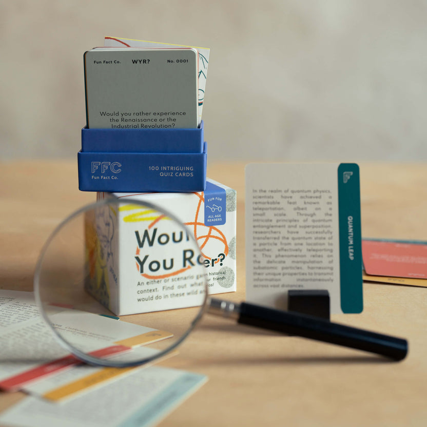 Would You Rather (from History) Card Game | Fun Fact Co.