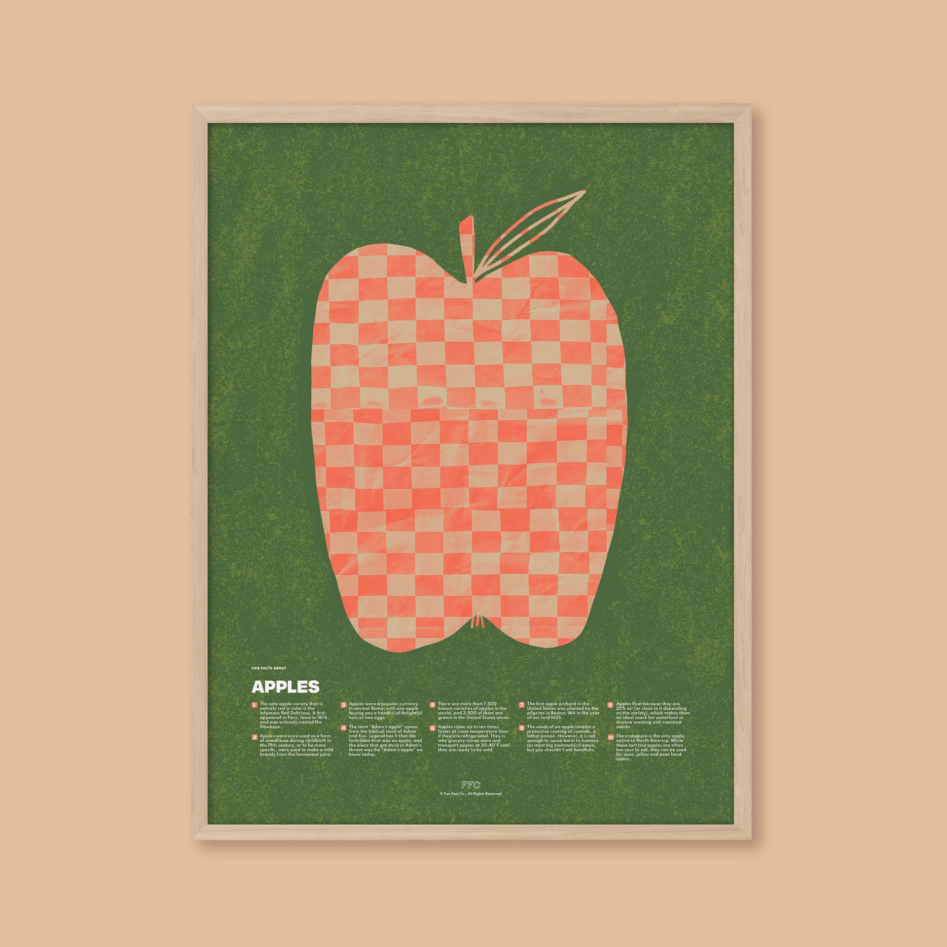Apple Fun Facts Print | Fun Fact Co.