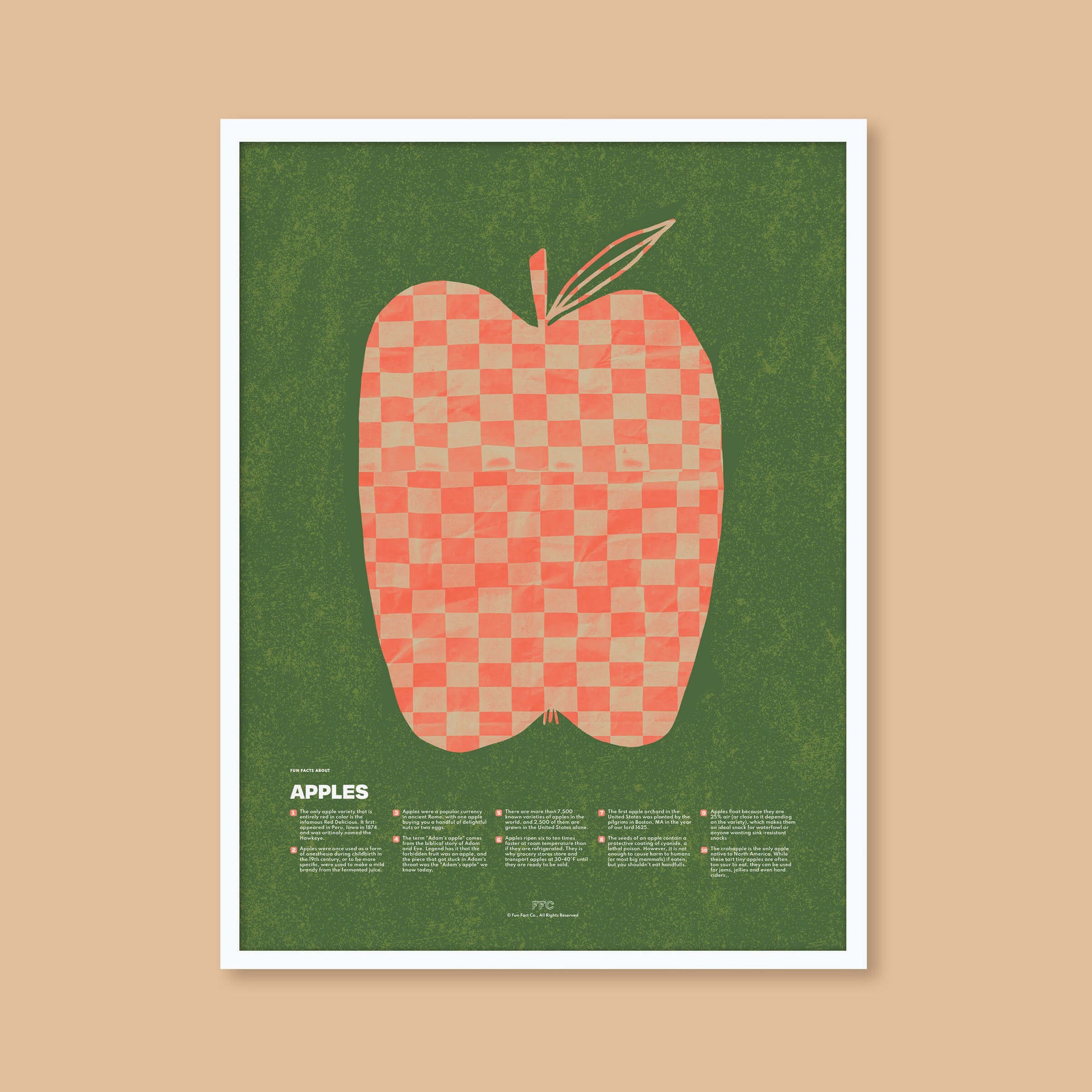 Apple Fun Facts Print | Fun Fact Co.