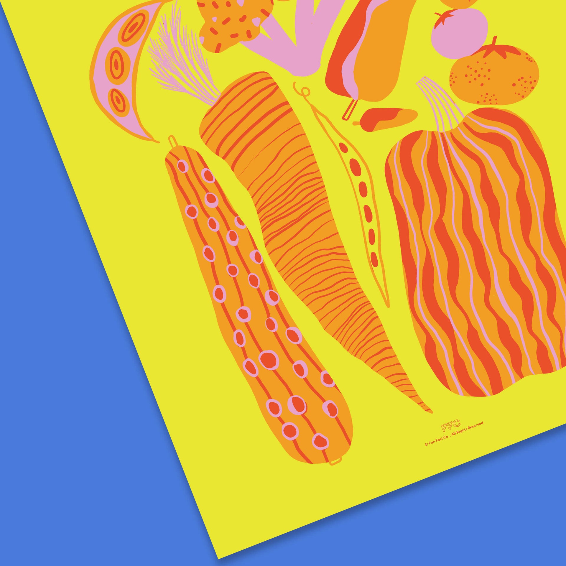 Veggie Fun Facts Print | Fun Fact Co.