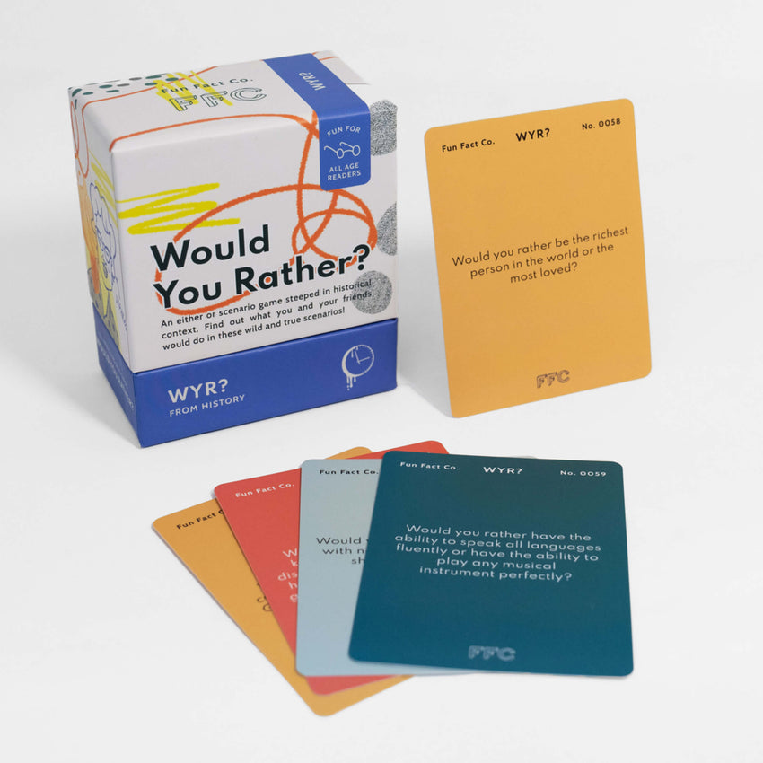 Would You Rather (from History) Card Game | Fun Fact Co.