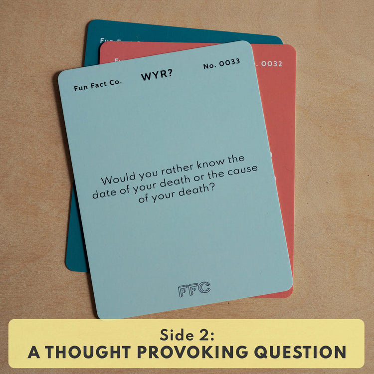Would You Rather (from History) Card Game | Fun Fact Co.